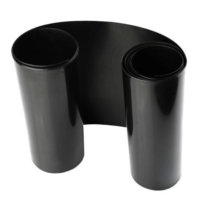 China Black HDPE Geomembrane Fish Pond Liner 1.5mm Thickness 6m Width Waterproof for sale