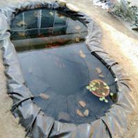 China HDPE Smooth Geomembrane 0.5mm 2mm Fish Pond Liner Waterproof Anti-Seepage for sale