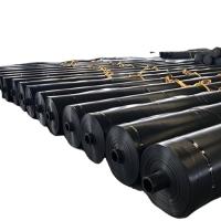 China HDPE Smooth Geomembrane 0.75mm-3mm Thickness 50m-100m Roll Anti-Aging for Fish Pond Liner for sale