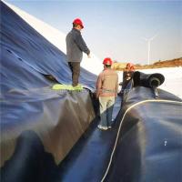 China HDPE Geomembrane Sheet 0.2mm 0.75mm Double Smooth Surface GM13 for Pond Lining for sale