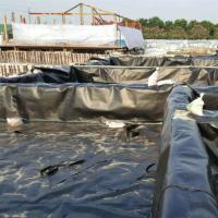 China LLDPE Geomembrane Pond Liner 0.5mm to 2mm for Fish Farm Dam Water Containment for sale