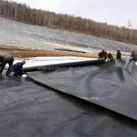 China 1mm HDPE Geomembrane Liner Black Anti-Seepage Lagoon Mining Site Operation 0.94 g/cm3 Density for sale