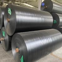 China PE Black Tarpaulin Anti Sunlight Exposure Width 2-12m 100-200gsm Heavy Duty Waterproof for sale