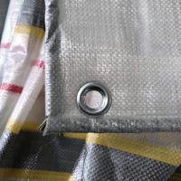 China Manufacturer Direct Lightweight PE Waterproof Tarpaulin 3x4m 4x5m 4x6m Yellow Gray for sale