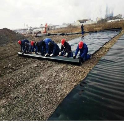 China HDPE Geomembrane Liner 1.0mm for Pond Waterproof UV Resistant Puncture Proof for sale