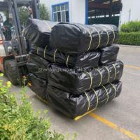 China Medium Weight PE Tarpaulin 100-200gsm Rainproof Sunscreen Outdoor Tent Fabric 2-12m Width for sale