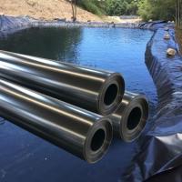 China Textured HDPE Geomembrane 1.5mm Thickness for Pond Liner Landfill Waterproof for sale