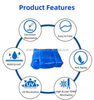 China Industrial PE Tarpaulin Waterproof 60-250gsm 2-12m Width Customizable for sale