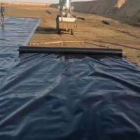 China HDPE Geomembrane 0.75mm-3.00mm Fish Farm Pond Liner for Industrial Water Containment for sale