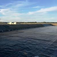 China Double Smooth Surface Geomembrane Fish Pond Liner Waterproof Membrane for Landfill Sites for sale