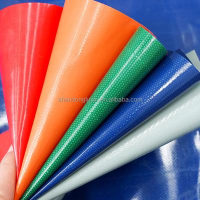 China Outdoor Tent Medium Weight PVC Tarpaulin Waterproof Cover 280-960gsm 2m-100m Width for sale