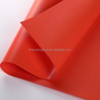 China 650gsm PVC Coated Tarpaulin for Truck Tent Yarn Count 500D-1500D Plastic Canvas Roll for sale