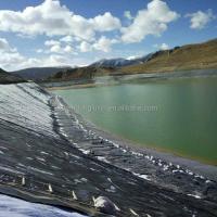 China HDPE Geomembrane Fish Farm Pond Liner 1.5mm Thickness Dam Lining Plastic for sale