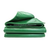 China Blue PVC Tarpaulin 300gsm-1400gsm Waterproof Heavy Duty for Outdoor Covering for sale