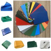 China PVC Waterproof Tarpaulin 300gsm-1400gsm Heavy Duty for Outdoor Covering for sale