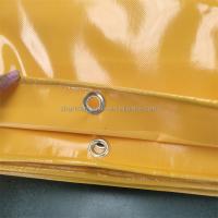 China PVC Waterproof Tarpaulin 300gsm-1400gsm Heavy Duty for Outdoor Covering for sale