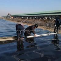 China HDPE Geomembrane 1.5mm Smooth Textured Pond Liner for Landfill Mining Reservoir for sale