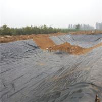 China 1.5mm Black HDPE Geomembrane for Lake Dam Liner Farm Pond Liner Industrial Use for sale