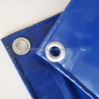 China PVC Tarpaulin Fabric 350-750gsm Waterproof Awning Cover 2m-50m Width Heavy Duty for sale