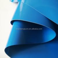 China UV Resistant PVC Tarpaulin 0.8mm-1.50mm Thickness 500D 200D Yarn Count Waterproof Heavy Duty for sale
