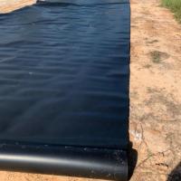 China HDPE Geomembrane Pond Liner 45 Mil for Aquaculture and Water Containment for sale