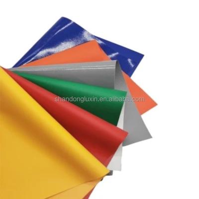 China Heavy Duty PVC Tarpaulin Waterproof 0.8mm 1.5mm Thickness UV Resistant Truck Cover for sale