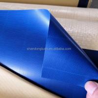 China Outdoor-Umbrella Blue PVC Tarpaulin for Rainproof and Sunlight Blocking Function for sale