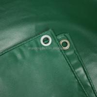 China Heavy Duty PVC Tarpaulin Rain Cover Waterproof 280-960gsm for Camping Shelter for sale
