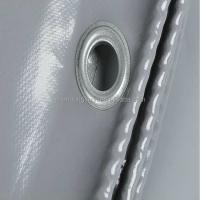 China Plaid Style PVC Coated Tarpaulin Roll 280-960gsm Waterproof Tear Resistant Anti UV for sale