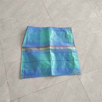 China Waterproof 500D Yarn Count Printed PE Tarpaulin Sheet 2-12m Width Custom Waterproof Cover for sale
