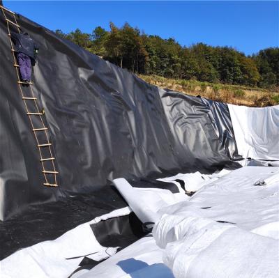 China HDPE Smooth Geomembrane Liner 1.5mm Thickness for Drinking Water Reservoir Black for sale