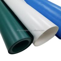 China Coated PVC Tarpaulin Heavy Duty 350-750gsm 100% Polyester Fabric for Tent Cover for sale