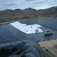 China Glossy HDPE Geomembrane Pond Liner 1.5mm Waterproof for Fish Farm Landfill for sale