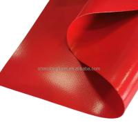 China Heavy Duty PVC Coated Polyester Tarpaulin 500gsm Waterproof Truck Tent Cover for sale