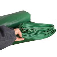 China Heavy Duty PVC Coated Polyester Tarpaulin 500gsm Waterproof Truck Tent Cover for sale