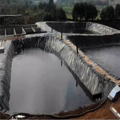 China 1.5mm HDPE Geomembrane Fish Pond Liner for Landfill Sites ASTM GRI-GM13 for sale