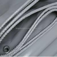 China Medium Weight Nonwoven PVC Coated Fabric Waterproof Tarps 280-960gsm 2m-100m for Truck Cover Tent for sale