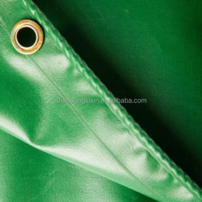 China Plaid Style PVC Coated Tarpaulin Fabric 500D-1500D Waterproof Truck Tarps Covers Roll for sale