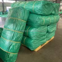 China Green PE Tarpaulin 100-200gsm Moisture-Proof Aging Resistant Waterproof Cover for Outdoor Items for sale