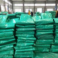 China Green PE Tarpaulin 100-200gsm Moisture-Proof Aging Resistant Waterproof Cover for Outdoor Items for sale