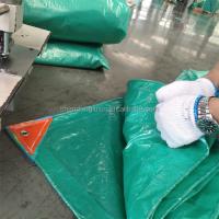 China Waterproof PE Tarpaulin Outdoor Cover Blue HDPE Fabric 2-12m Width Durable Tent Material for sale