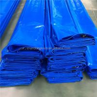 China UV Resistant Stripe PE Tarpaulin 6x8m Waterproof Heavy Duty Cover for Outdoor Protection for sale