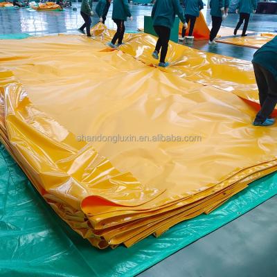 China Heavy Duty PVC Tarpaulin Waterproof Canvas Tent for Truck Cover 2m to 100m Width 280-960gsm for sale