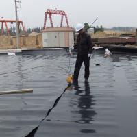 China HDPE Smooth Geomembrane 1mm-2mm Fish Pond Liner 50-200m Length for Landfill for sale