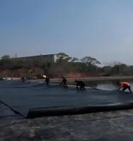 China HDPE Smooth Geomembrane 2mm Thickness Waterproof Liner for Pond Landfill for sale