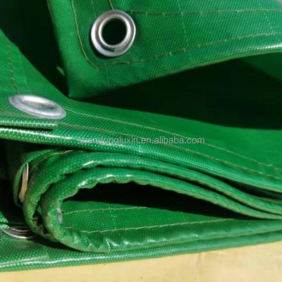 China Waterproof Heavy Duty PVC Tarpaulin Coated Plaid Style for Lorry Truck 280gsm 2m Width for sale