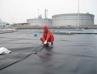 China HDPE Smooth Geomembrane 1mm Fish Pond Liner for Aquaculture ASTM GRI-GM13 Standard for sale