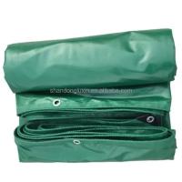 China 500gsm 600gsm PVC Tarpaulin Waterproof Truck Cargo Cover Custom Size for sale