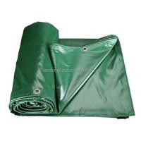 China Woven PVC Camping Ground Tarpaulin 500gsm Heavy Duty Waterproof Floor Sheet for Outdoor Use for sale