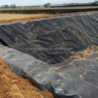 China HDPE EVA Geomembrane for Roof Waterproofing 0.5mm 1mm 2mm Black for sale